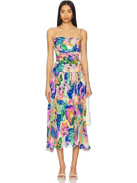 Amanda Uprichard Lumiere Dress - Fleetwood Print