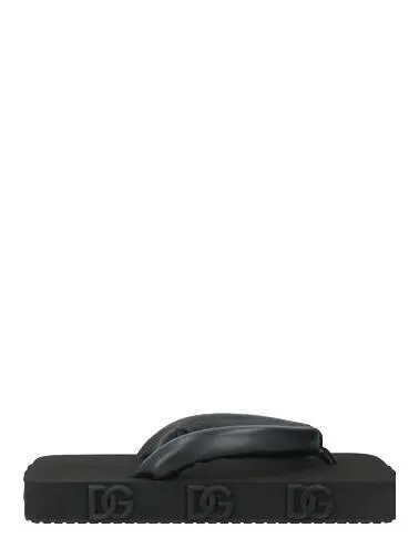 Dolce & Gabbana Thong Sandal - Black