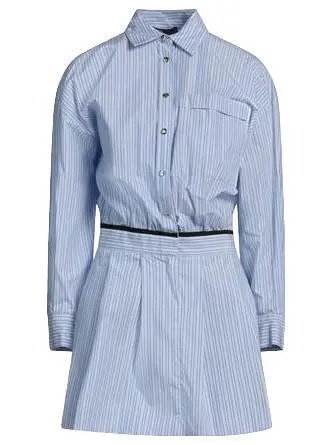 Maje Striped Mini Shirt Dress - Blue