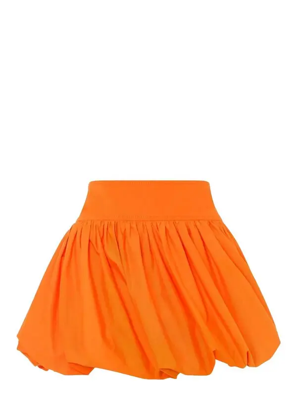 Alberta Ferretti Puffball-hem Shorts - Orange