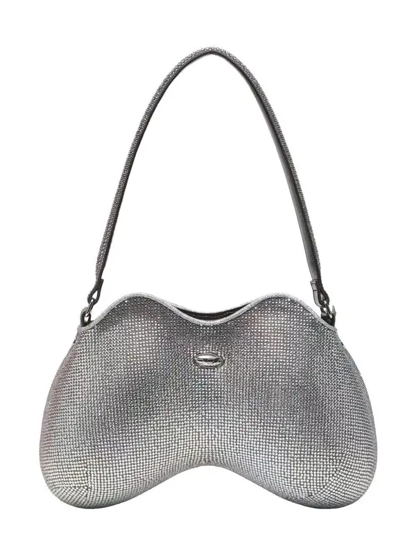 Diesel Double-d Shoulder Bag - Silver