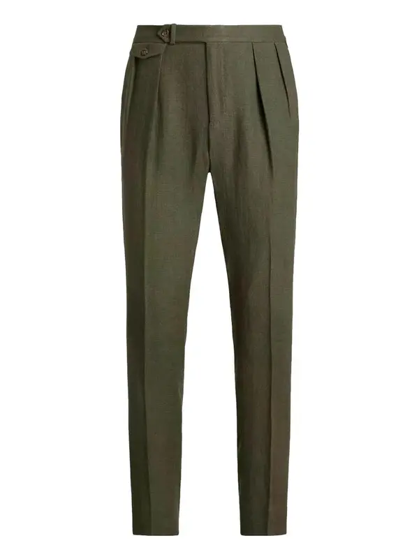 Polo Ralph Lauren Linen Trousers - Green