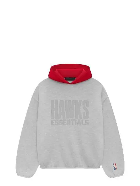 Fear Of God Essentials Hawks Hoodie - Light Heather Grey