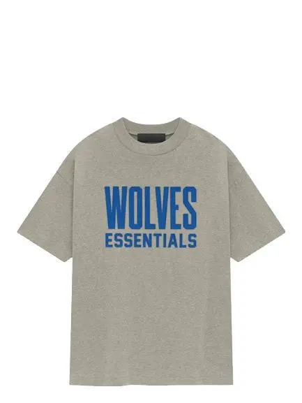 Fear Of God Essentials Wolves Tee Shirt - Warm Heather
