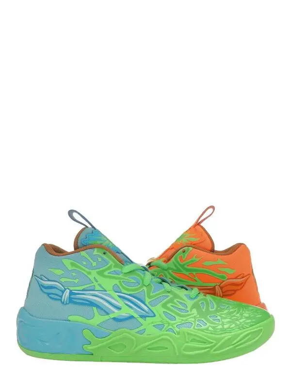 PUMA Lamelo Ball Mb.04 Teenage Mutant Ninja Turtles Sneakers - Fluro Green Pes/puma Green/bright Aqua