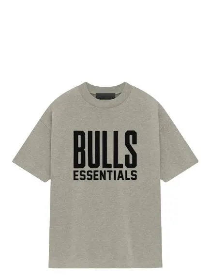 Fear Of God Essentials Bulls Tee Shirt - Warm Heather