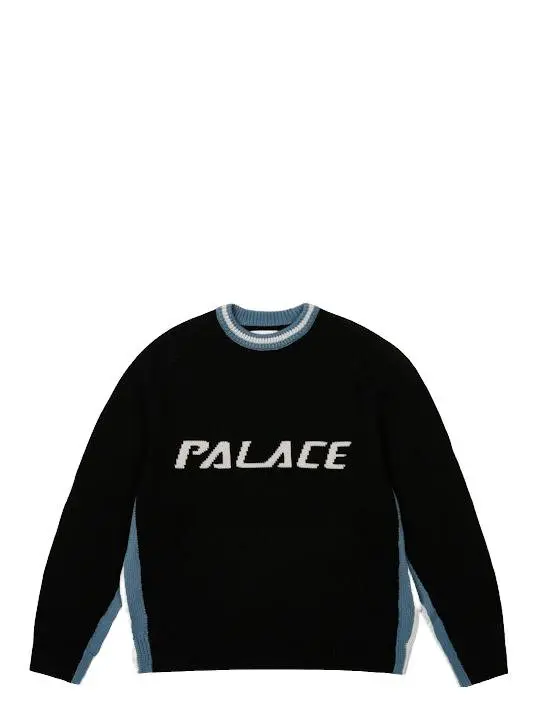 PALACE Tri Colour Knit - Black