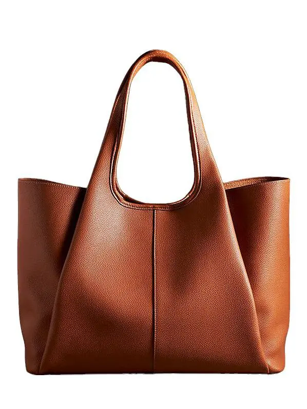 Anthropologie The Utilia Tote - Cognac