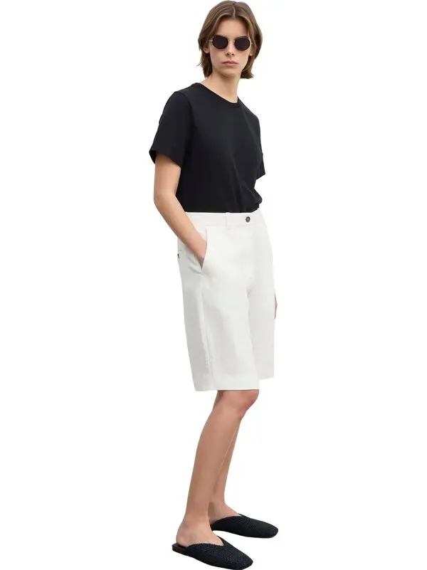 HOUSE OF DAGMAR Tailored Shorts - White