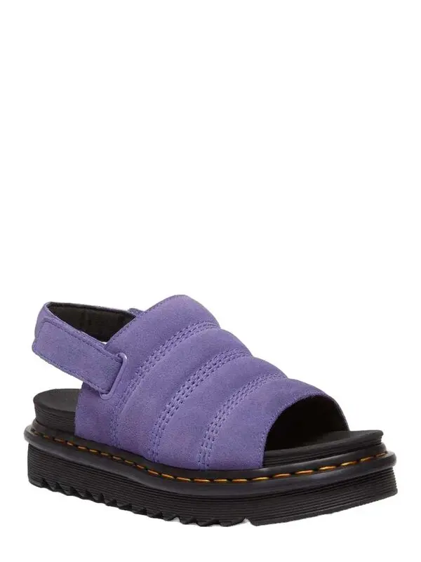 Dr. Martens Kole Suede Sandals - Purple