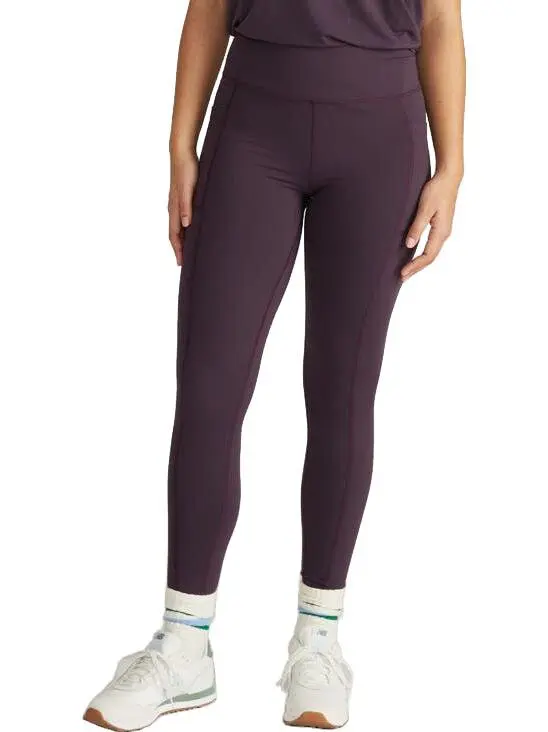 Universal Standard Next To Naked Pocket Ankle Leggings - Purple Jewel