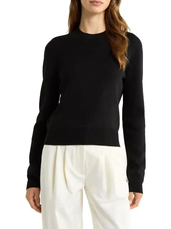 FAVORITE DAUGHTER The Whitney Mock Neck Sweater - Black