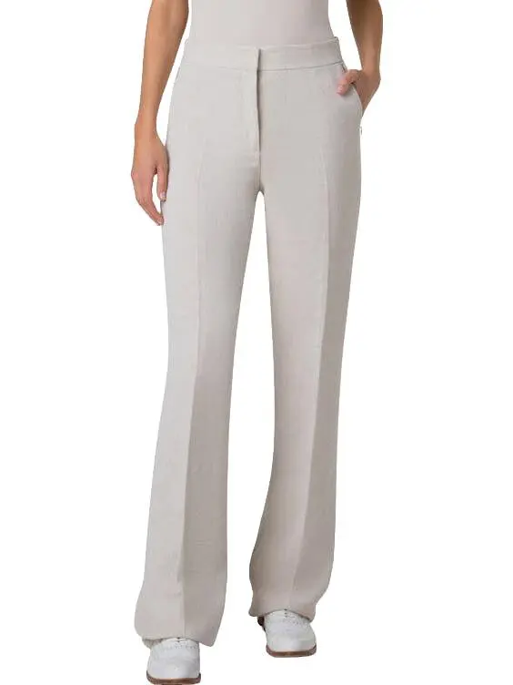 Akris Carl Twisted Linen-blend Pants - Greige