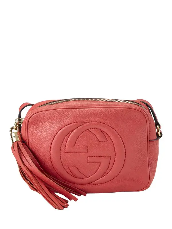 Gucci Leather Soho Disco Crossbody Bag - Pink