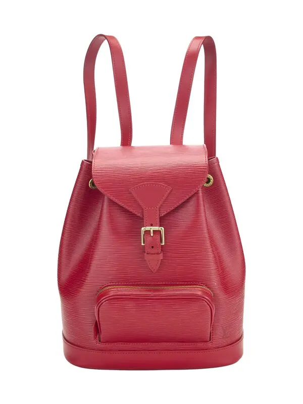 LOUIS VUITTON Coquelicot Epi Montsouris - Red