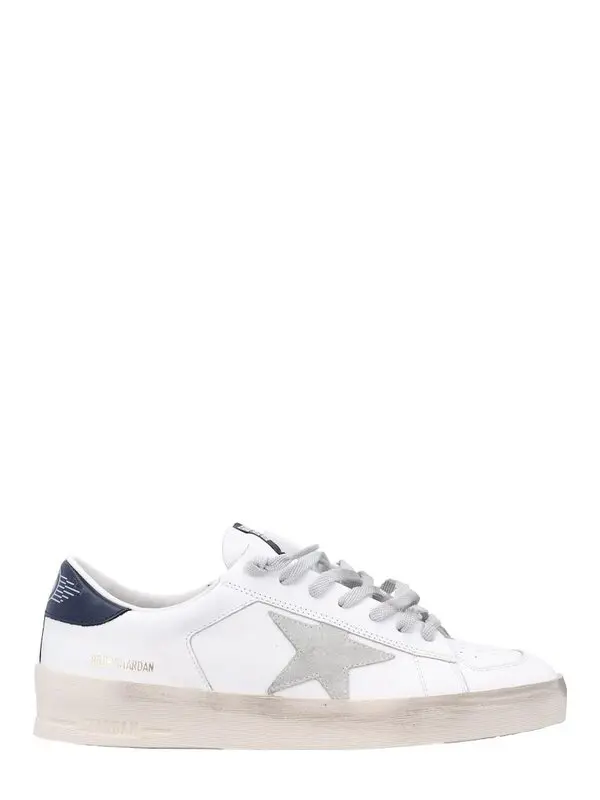 GOLDEN GOOSE Stardan Sneakers - Ice Gray/blue Navy