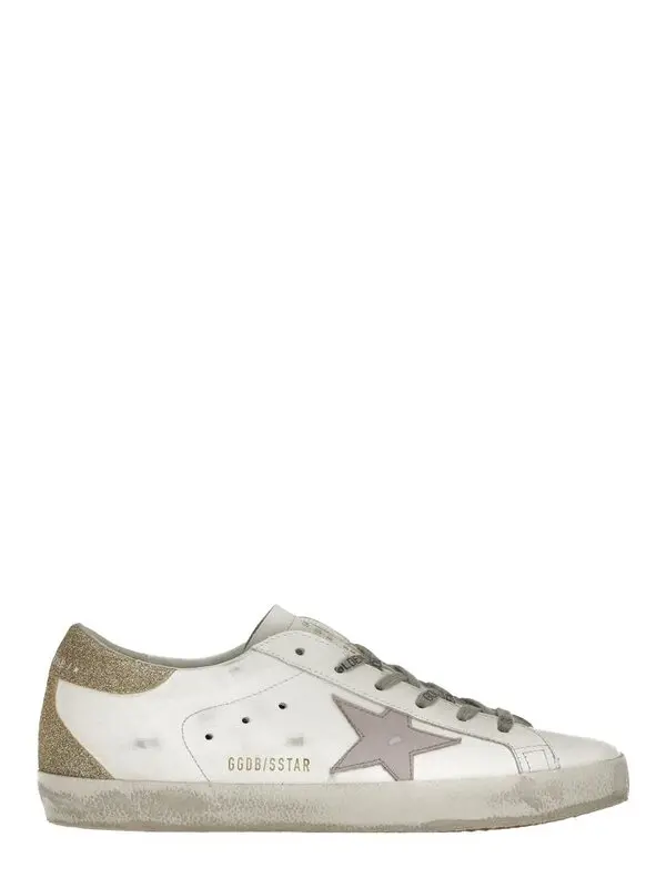 GOLDEN GOOSE Superstar Sneakers - White/lilac/platinum