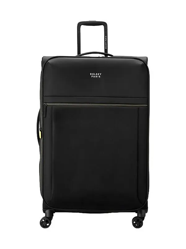 DELSEY PARIS Brochant 3 28-inch Expandable Spinner Suitcase - Deep Black