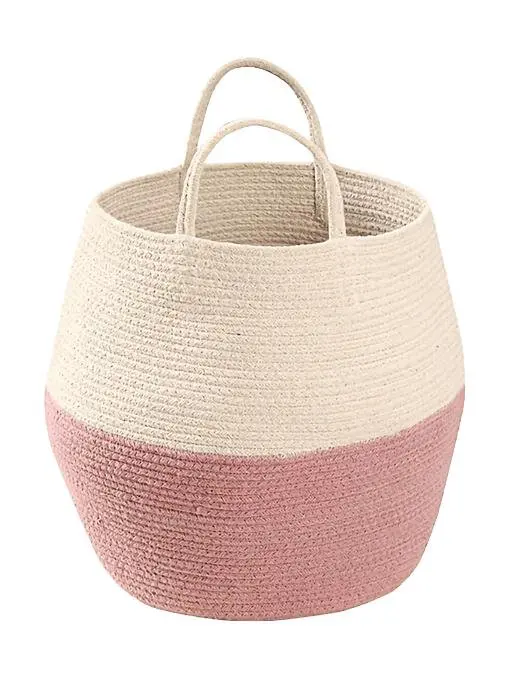 LORENA CANALS Zoco Basket - Natural/ Ash Rose