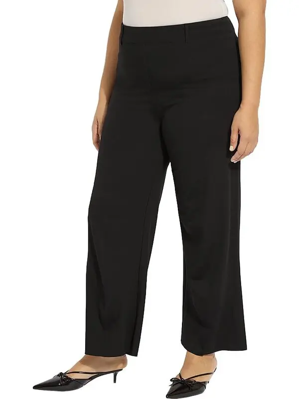 Lyssé Erin Ponte Wide Leg Trousers - Black