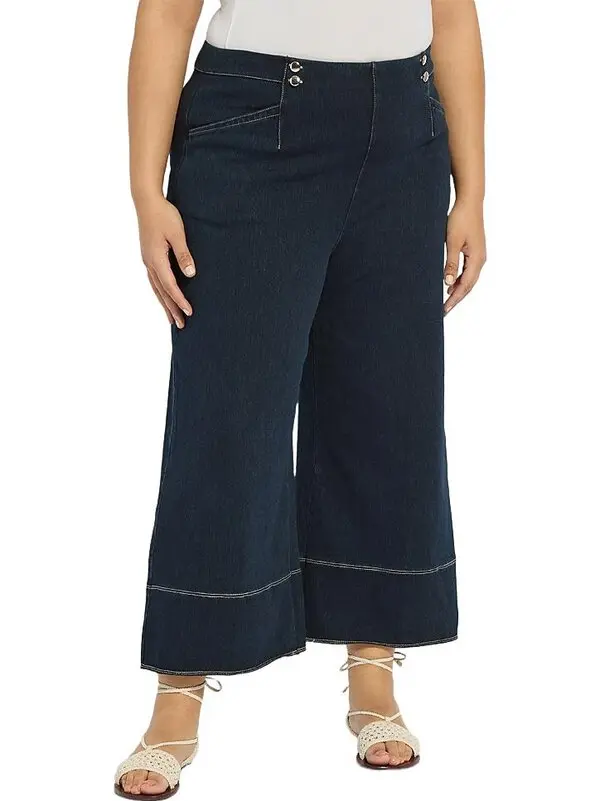 Lyssé Dion Sailor Palazzo Jeans - Indigo