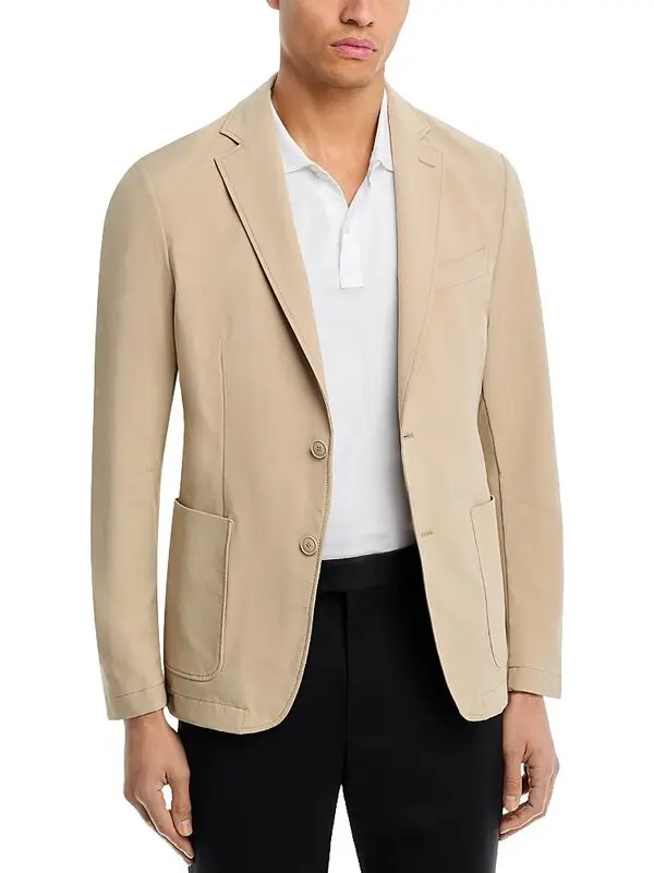 BOSS Tech Travel Slim Fit Blazer - Light Beige