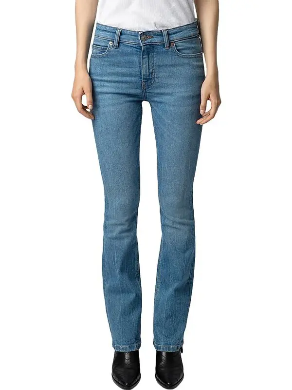 Zadig&Voltaire Eclipse Straight Leg Jeans - Blue