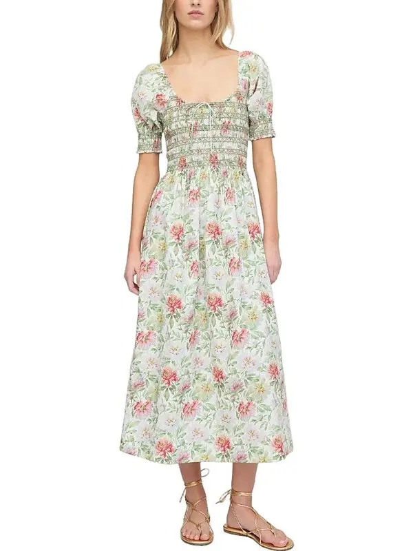 Hill House Home The Madeline Nap Dress - Peony Chintz