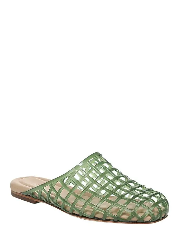 Vince Barcelona Jelly Mules - Palm Leaf