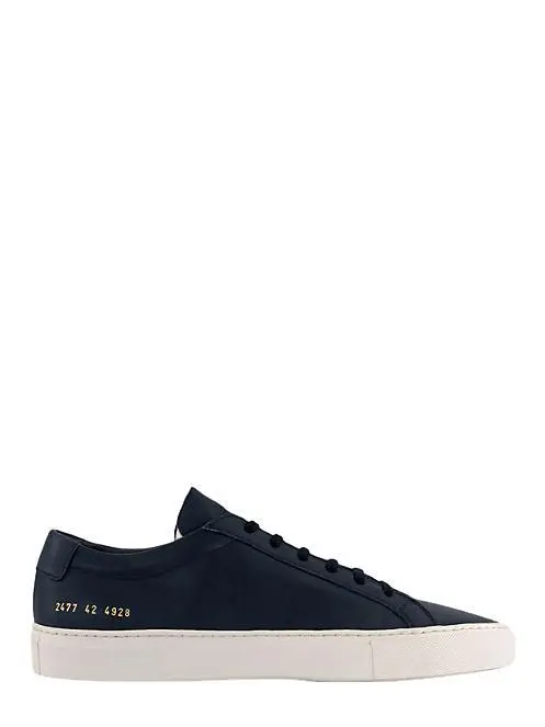 COMMON PROJECTS Achilles Leather Low-top Trainers - Navy White