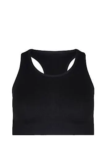 Sweaty Betty Stamina Seamless Stretch-woven Sports Bra - Black