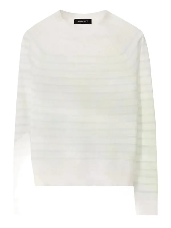 Fabiana Filippi Striped Sweater - White