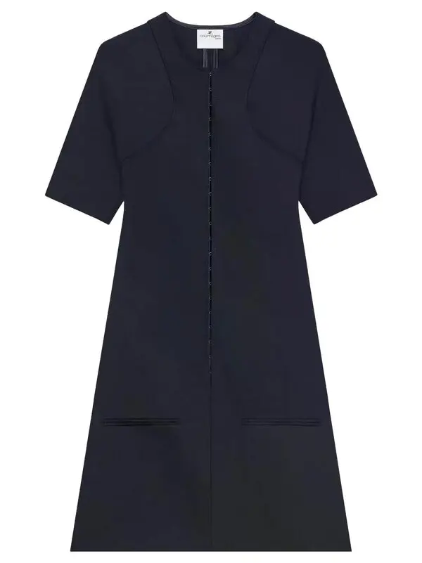 COURREGES A-line Mini Dress - Blue