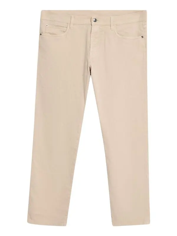 Loro Piana Quarona Five-pocket Stretch Pants - D09q Dusty Rain