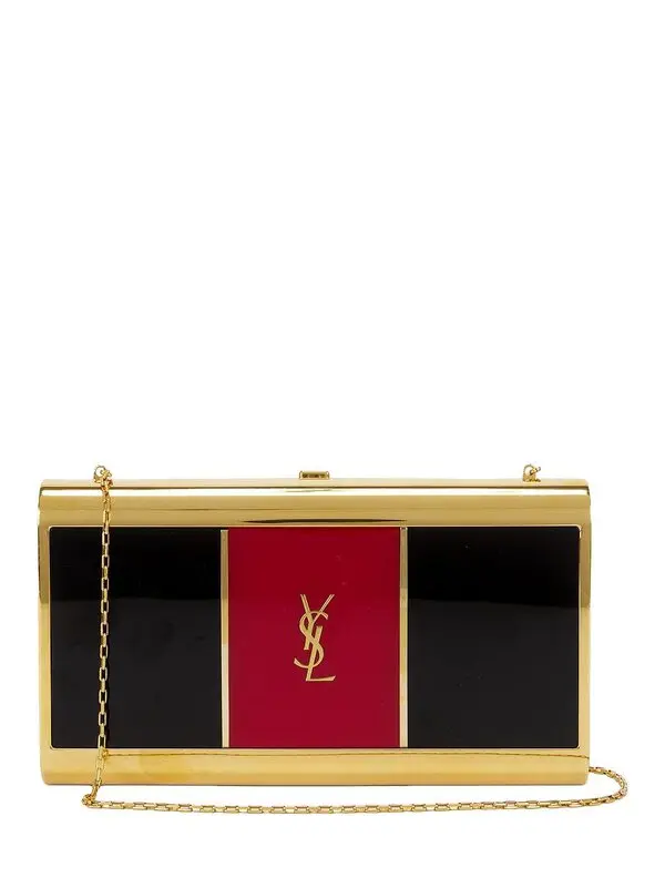 Saint Laurent Minaudiere Bag - Black & Red