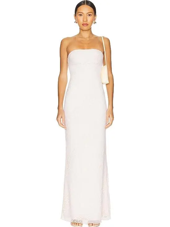 MORE TO COME Adea Maxi Dress - Cream