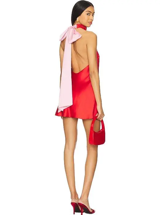 Show Me Your Mumu X Lisa Mini Mini Dress - Vday Colorblock