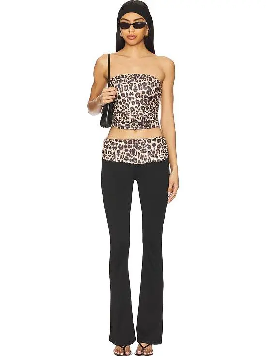 Superdown Fiah Pant Set - Leopard