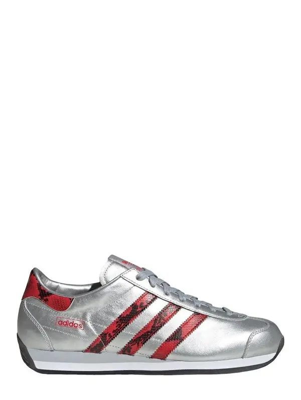 Adidas Country Japan Sneakers - Silver Metallic/better Scarelet Red/core Black