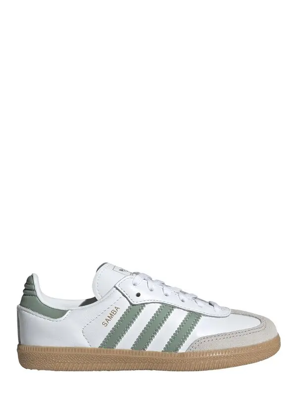 Adidas Samba Og Sneakers - Cloud White/silver Green/gum