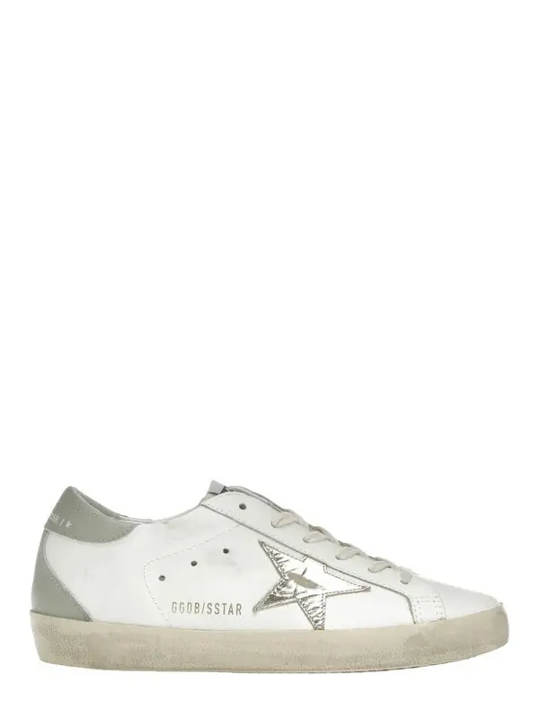 GOLDEN GOOSE Superstar Deluxe Sneakers - White/platinum/grey