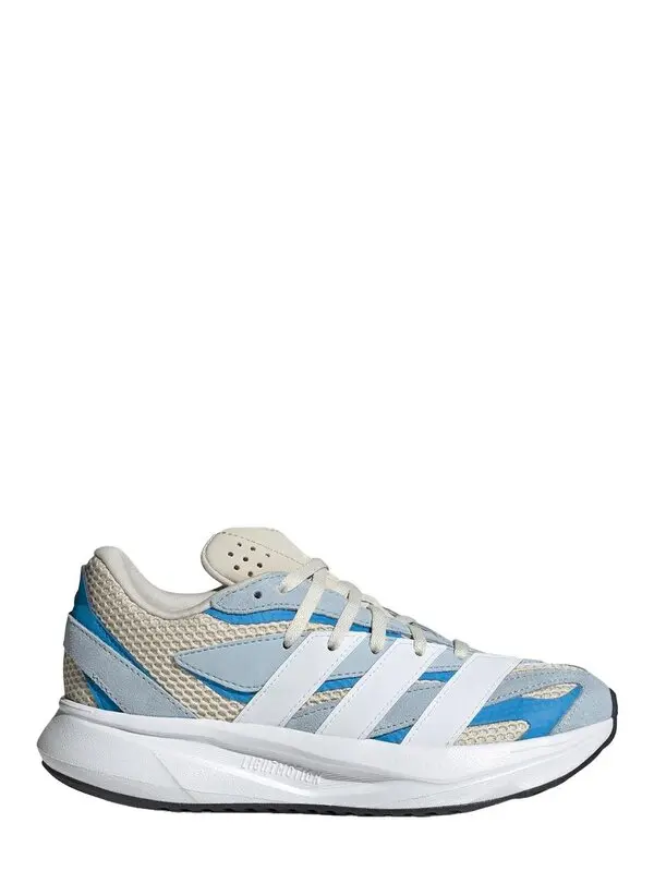 Adidas Lightblaze Lace Up Sneakers - Alumina/cloud White/bright Blue