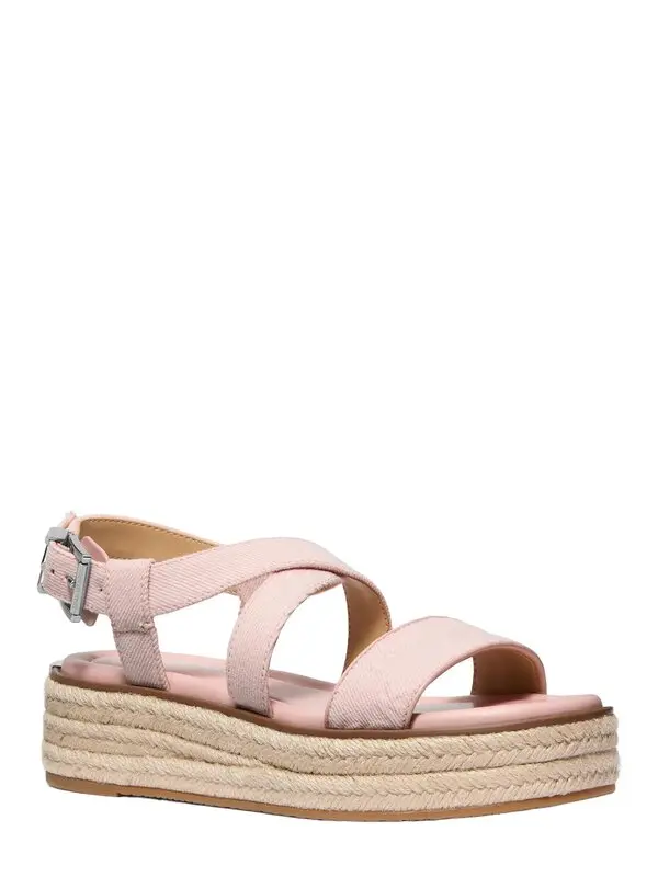 Michael Kors Lynn Denim Espadrille Sandal - Pink