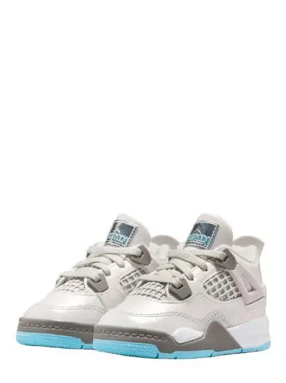 JORDAN Air 4 Retro Sneaker - Photon Dust/blue Chill