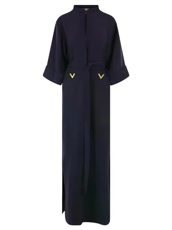 Valentino Garavani Vgold Cady Couture Gown - Blue