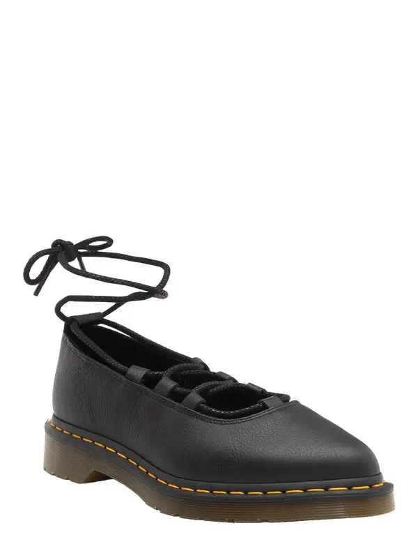 Dr. Martens Elphie Ii Pointed Toe Ballet Flat - Black