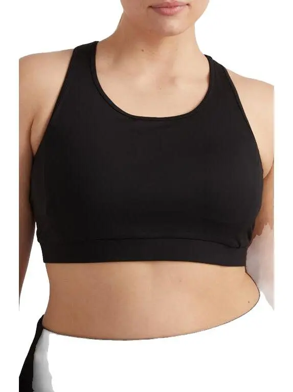 Universal Standard Racerback Sports Bra - Black