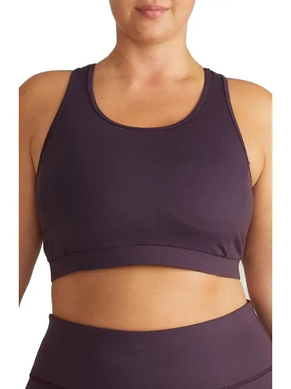 Universal Standard Racerback Sports Bra - Purple Jewel