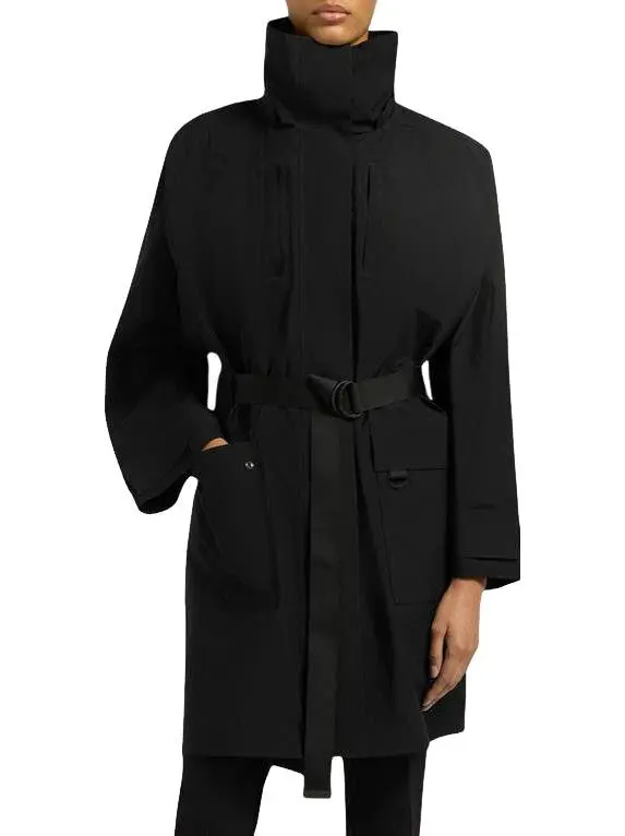 Moose Knuckles Claremont Belted Raincoat - Black