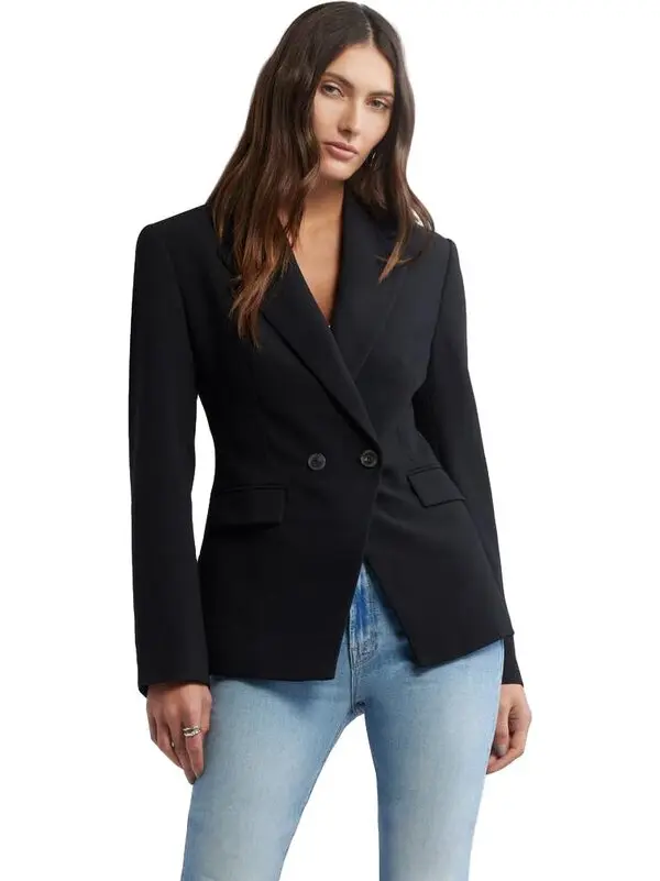 OPEN EDIT Hourglass Blazer - Black